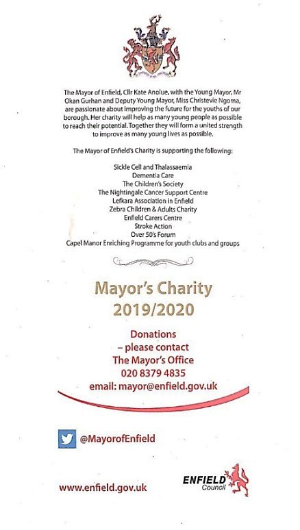 The Mayor Enfield’s Charity / Autobiography – Fame Star Youth